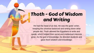 Discover Ancient Egyptian Gods and Goddesses | PDF