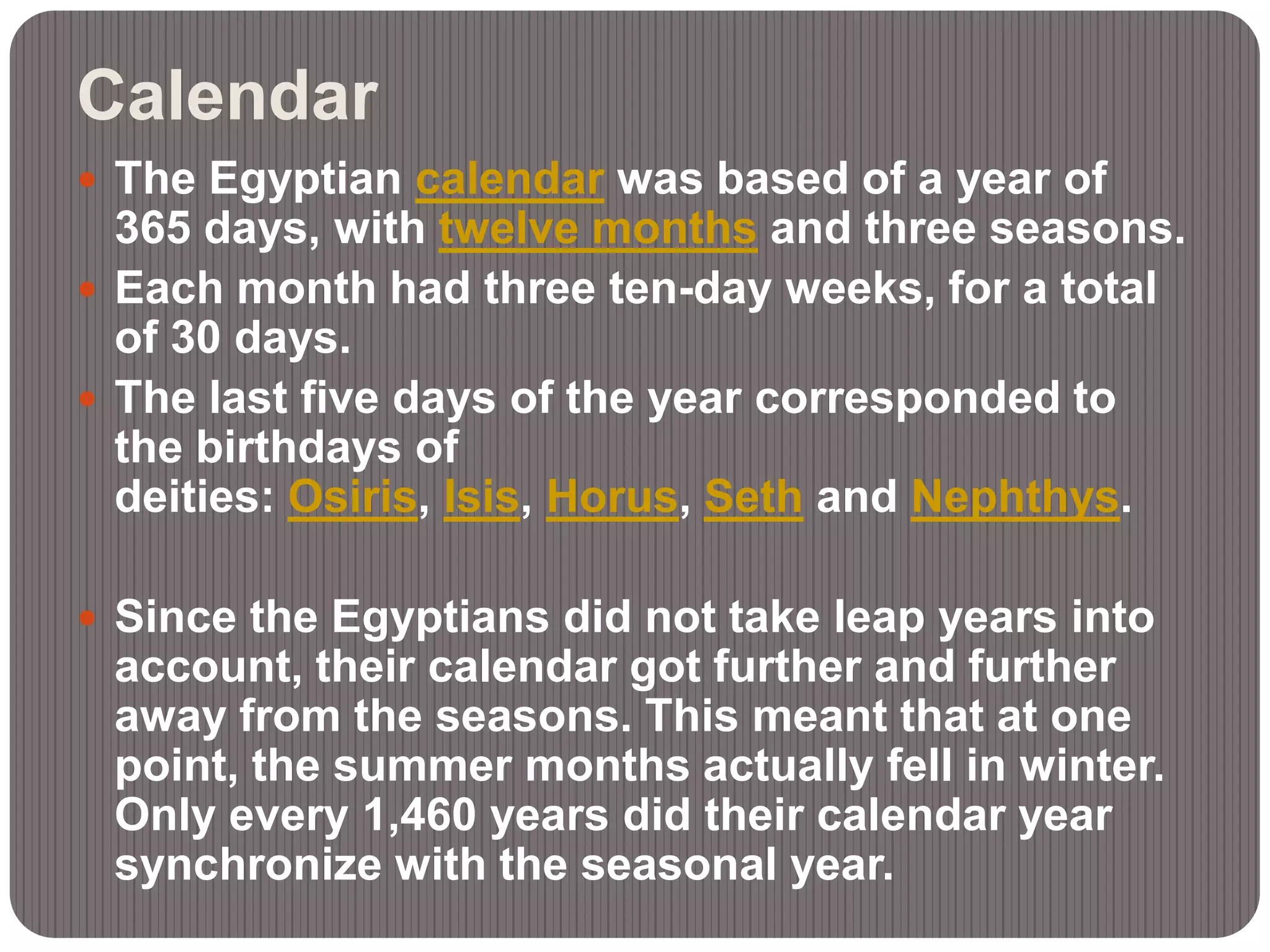 Ancient Egyptian History Class 5 | PPTX