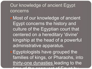 Ancient Egyptian History Class 5 | PPTX
