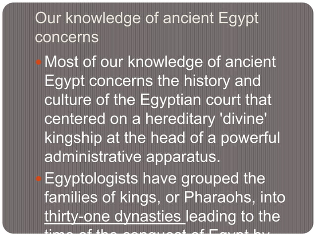 Ancient Egyptian History Class 5 | PPTX