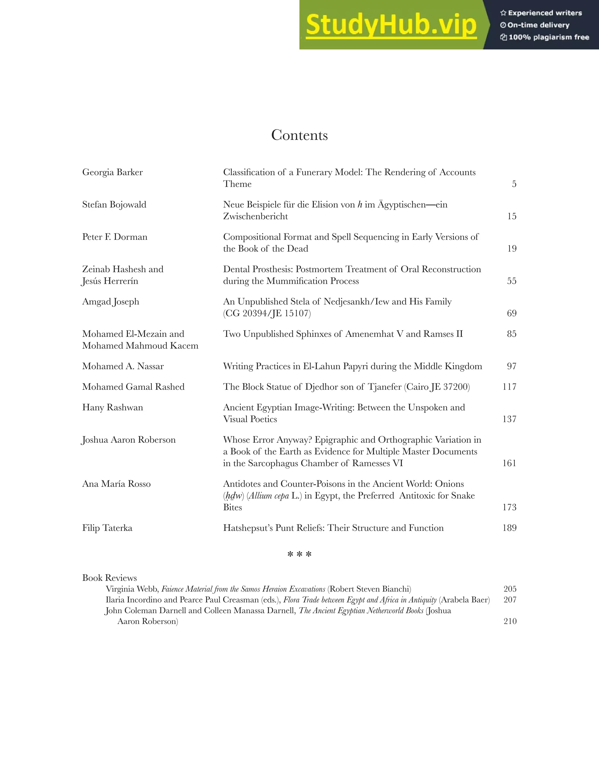 Ancient Egyptian Image-Writing Between The Unspoken And Visual Poetics ...