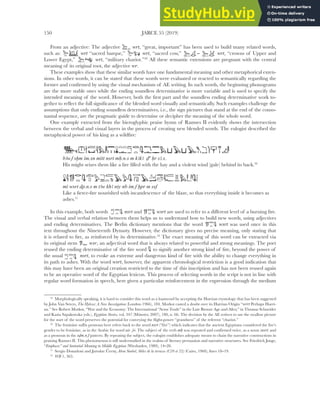 Ancient Egyptian Image-Writing Between The Unspoken And Visual Poetics ...