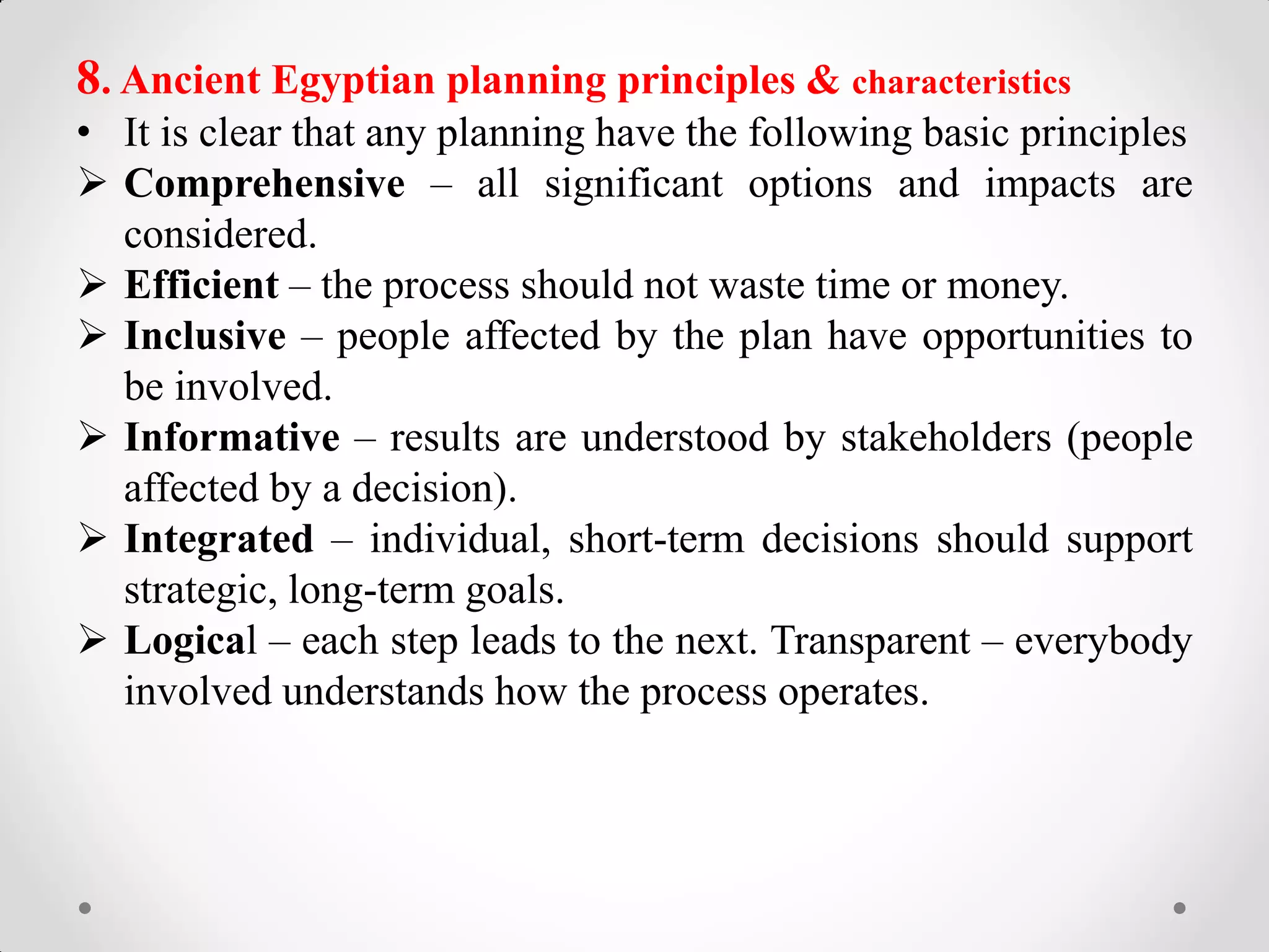Ancient egyptian planning effort | PDF