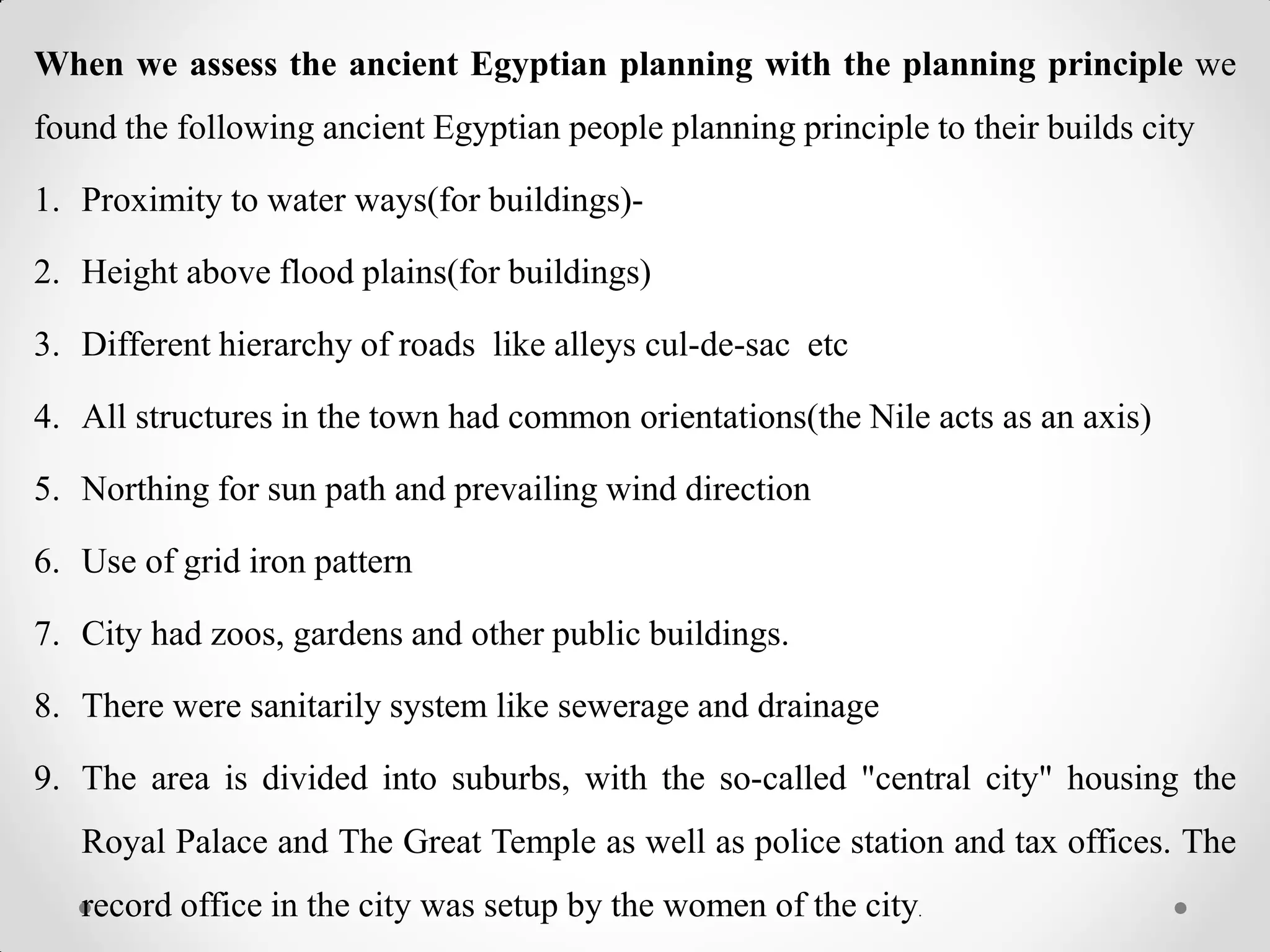 Ancient egyptian planning effort | PDF