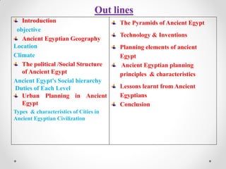 Ancient egyptian planning effort | PDF