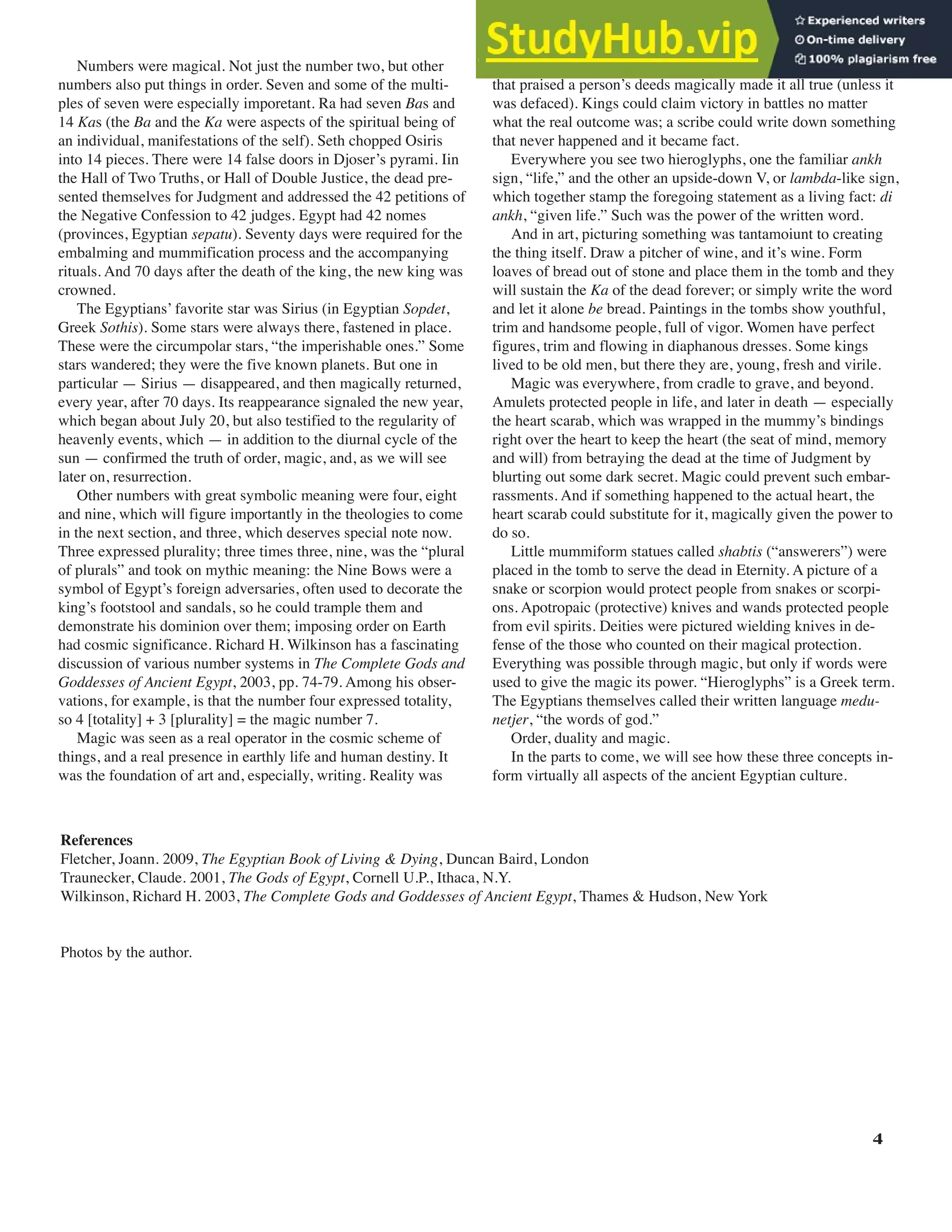 Ancient Egyptian Religion - Part 1 | PDF