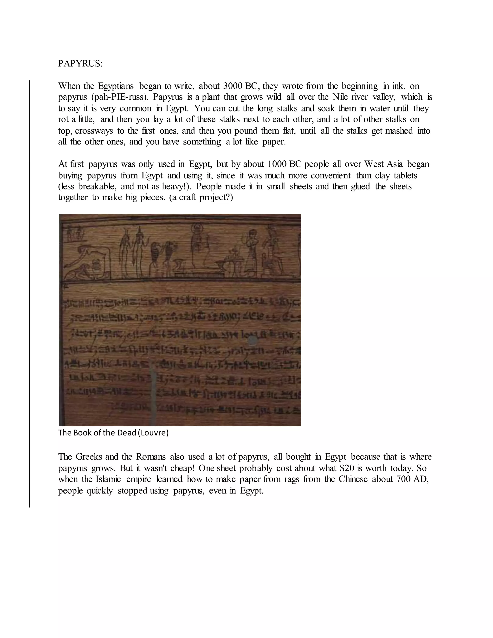 Ancient egyptian scripts (1) | DOCX