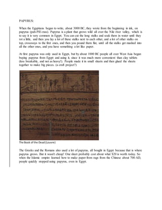 Ancient egyptian scripts (1) | DOCX