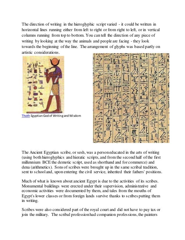 Ancient egyptian scripts (1)