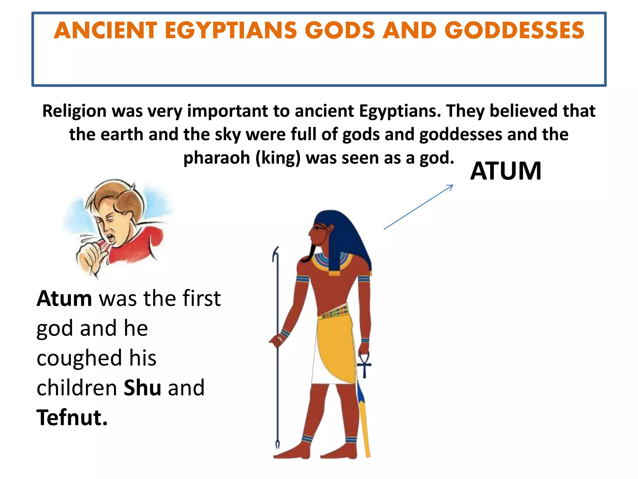 Ancient egyptians gods and goddesses | PPTX
