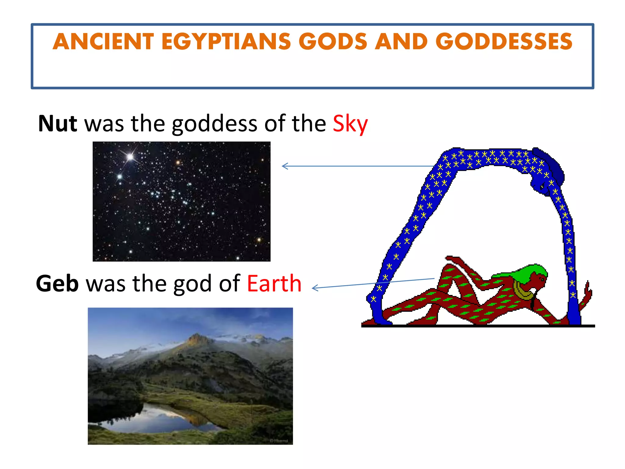 Ancient egyptians gods and goddesses | PPTX