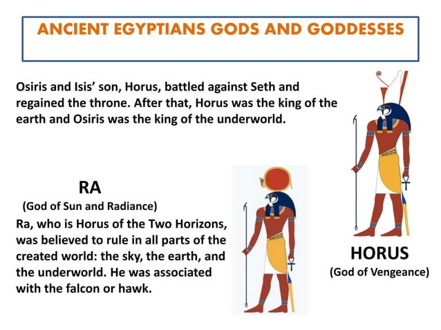 Ancient egyptians gods and goddesses | PPTX | Hinduism | Religion ...