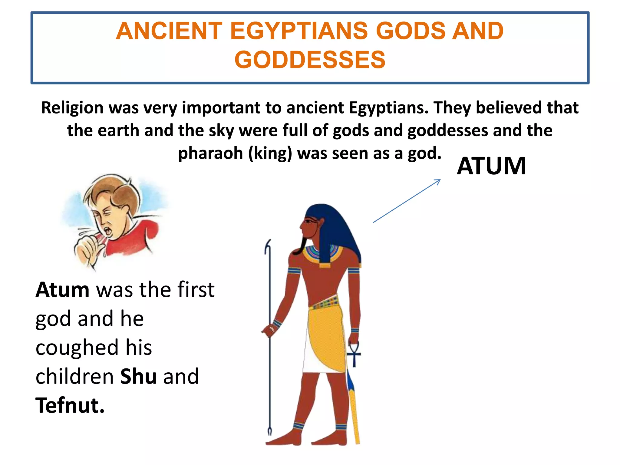 Ancient egyptians gods and goddesses | PPTX