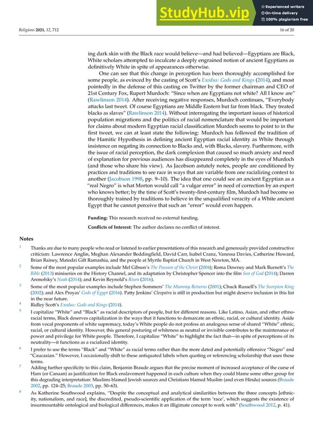 Ancient Egyptians In Black And White Exodus Gods And Kings And The ...