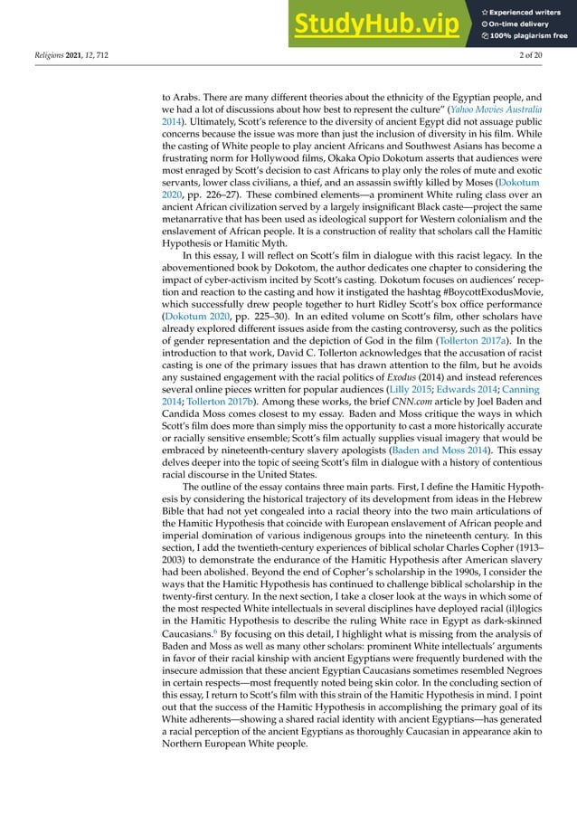 Ancient Egyptians In Black And White Exodus Gods And Kings And The ...