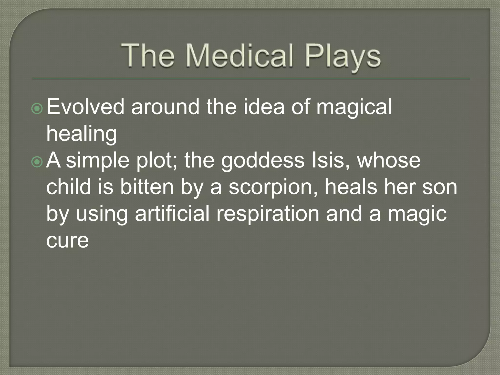 Ancient Egyptian Theater | PPTX