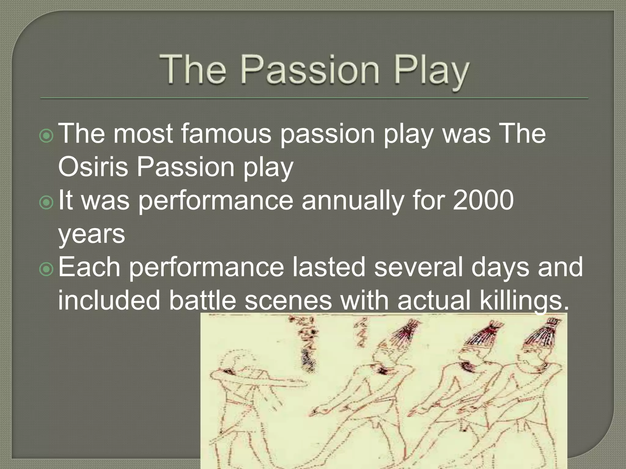 Ancient Egyptian Theater | PPTX