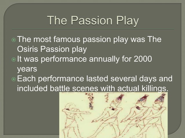 Ancient Egyptian Theater | PPTX