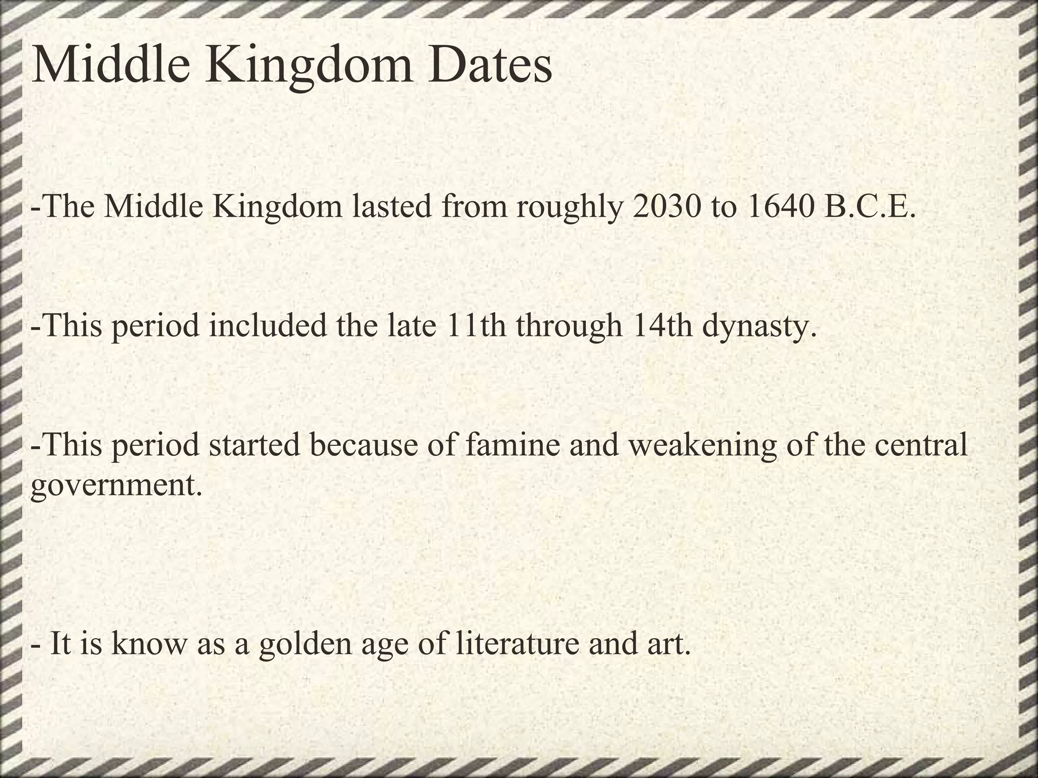 Ancient Egypt Middle Kingdom | PDF