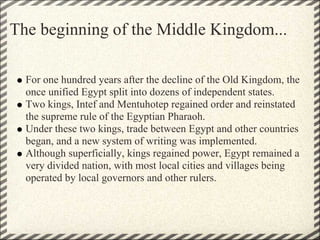 Ancient Egypt Middle Kingdom | PDF