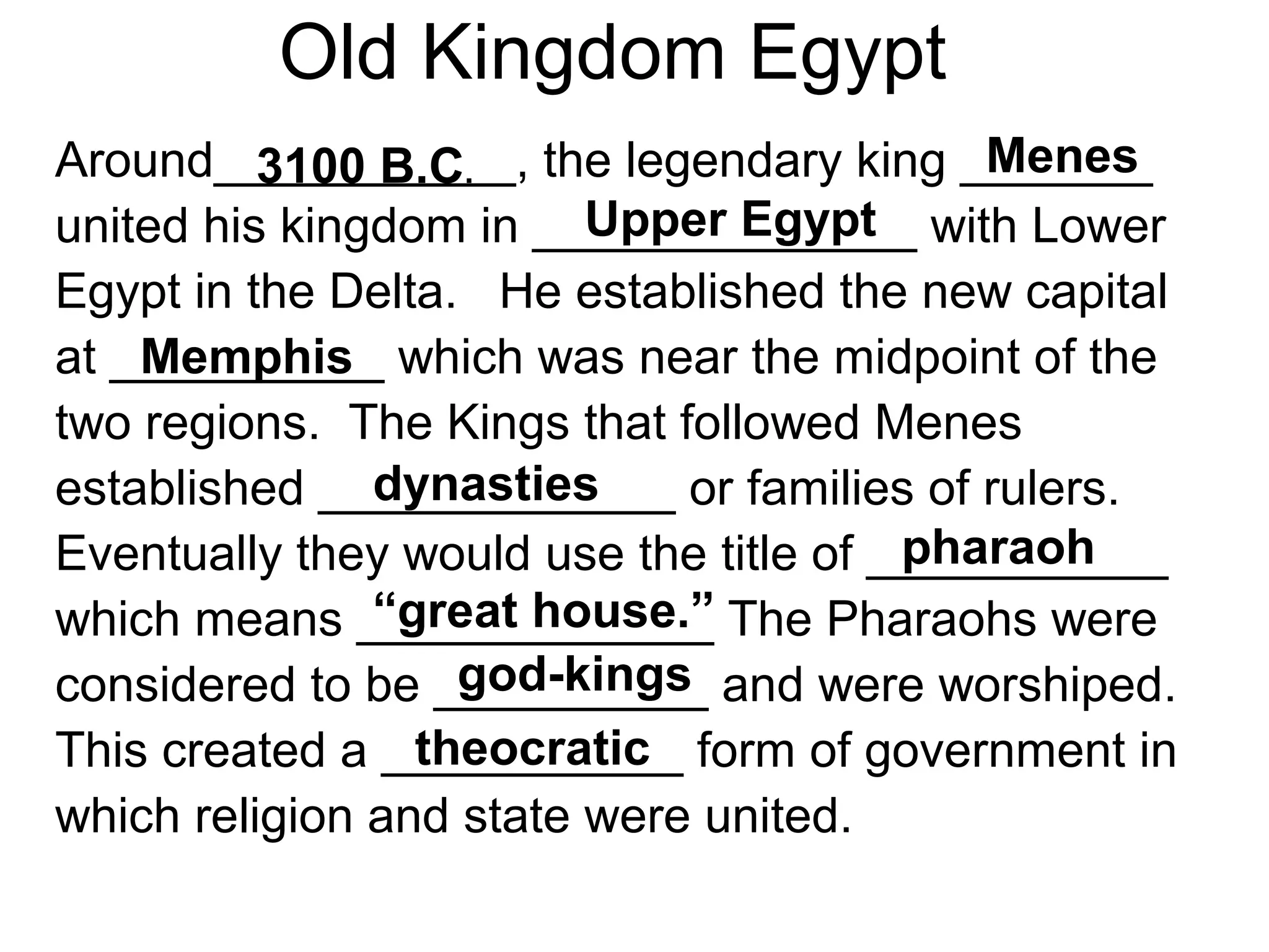 Ancient Egypt | PPT