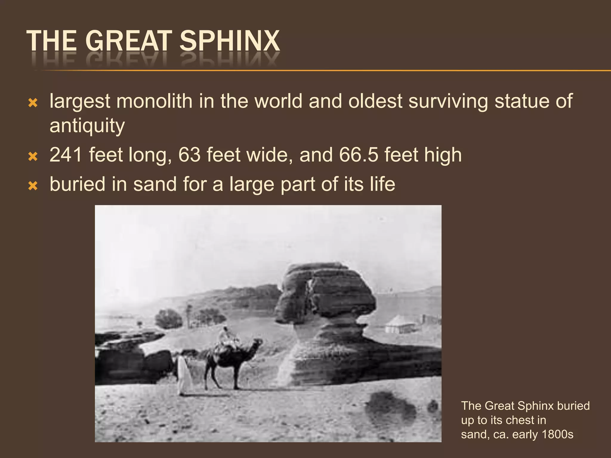 Ancient Egypt: The Sphinx | PPTX