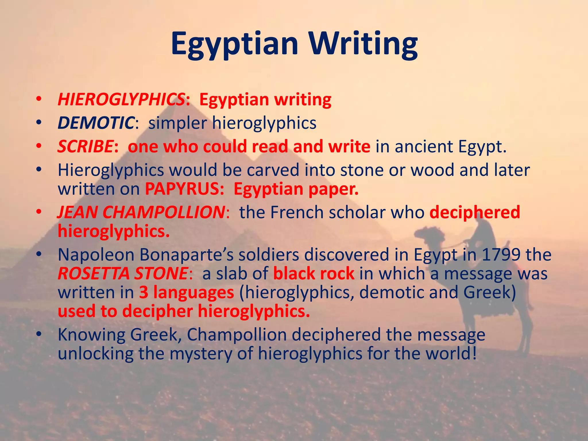 Ancient Egypt PowerPoint | PPTX
