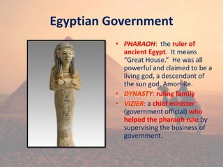 Egyptian Government Officials