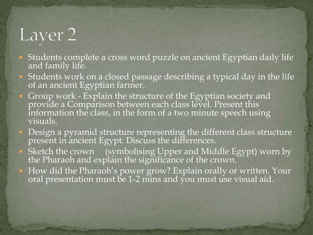 Ancient egypt presentation final copy | PPTX | Homework and Study ...