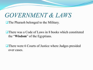 Ancient egypts aspects | PPTX