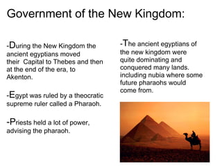 Ancient Egypt The New Kingdom And The Third In | PPT