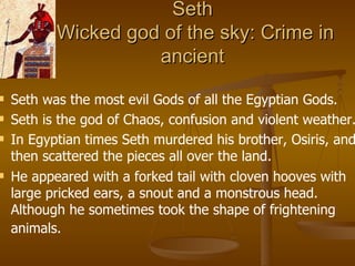 Ancient Egypt Thomas | PPT