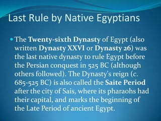 Ancient egypt year five cass 4 the persians | PPTX