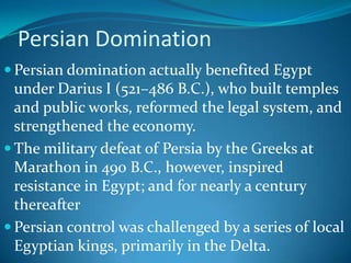 Ancient egypt year five cass 4 the persians | PPTX