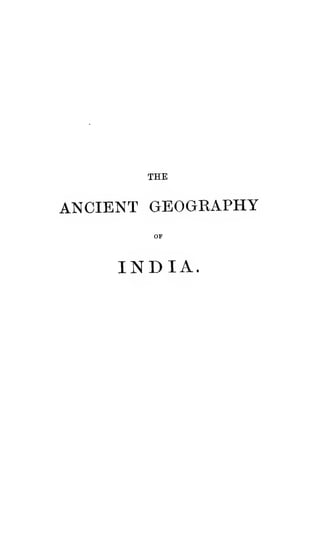 Ancient Geography of India - Buddhist Period by Alexander Cunningham | PDF