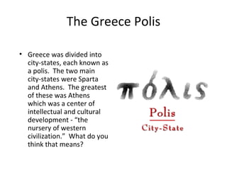 Ancient Greece. 1º Eso | PPT