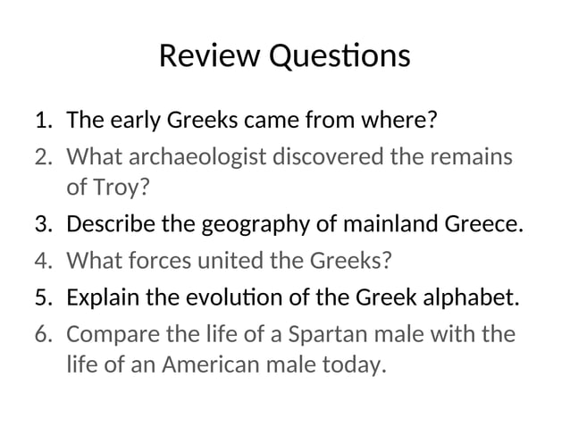Ancient Greece, colonies, history, language.ppt | Geography | Science