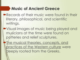 Ancient Greece and Rome_The Western Music | PPT