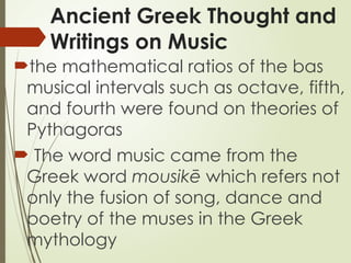 Ancient Greece and Rome_The Western Music | PPTX