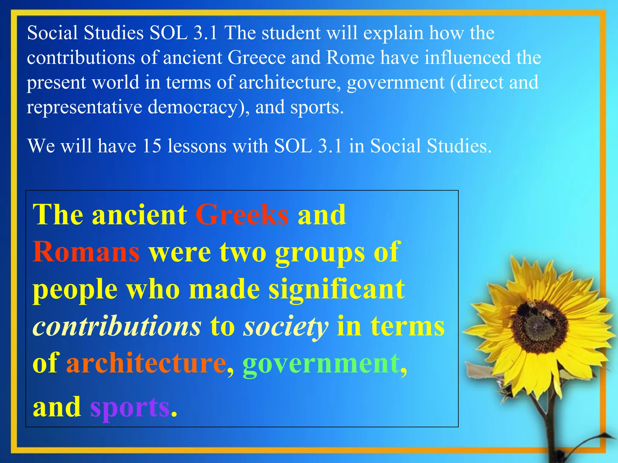 Ancient greece and Rome ppt. | PPT