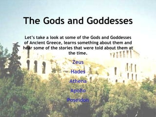 _Ancient_Greece_-_Gods_and_Goddesses | PPT