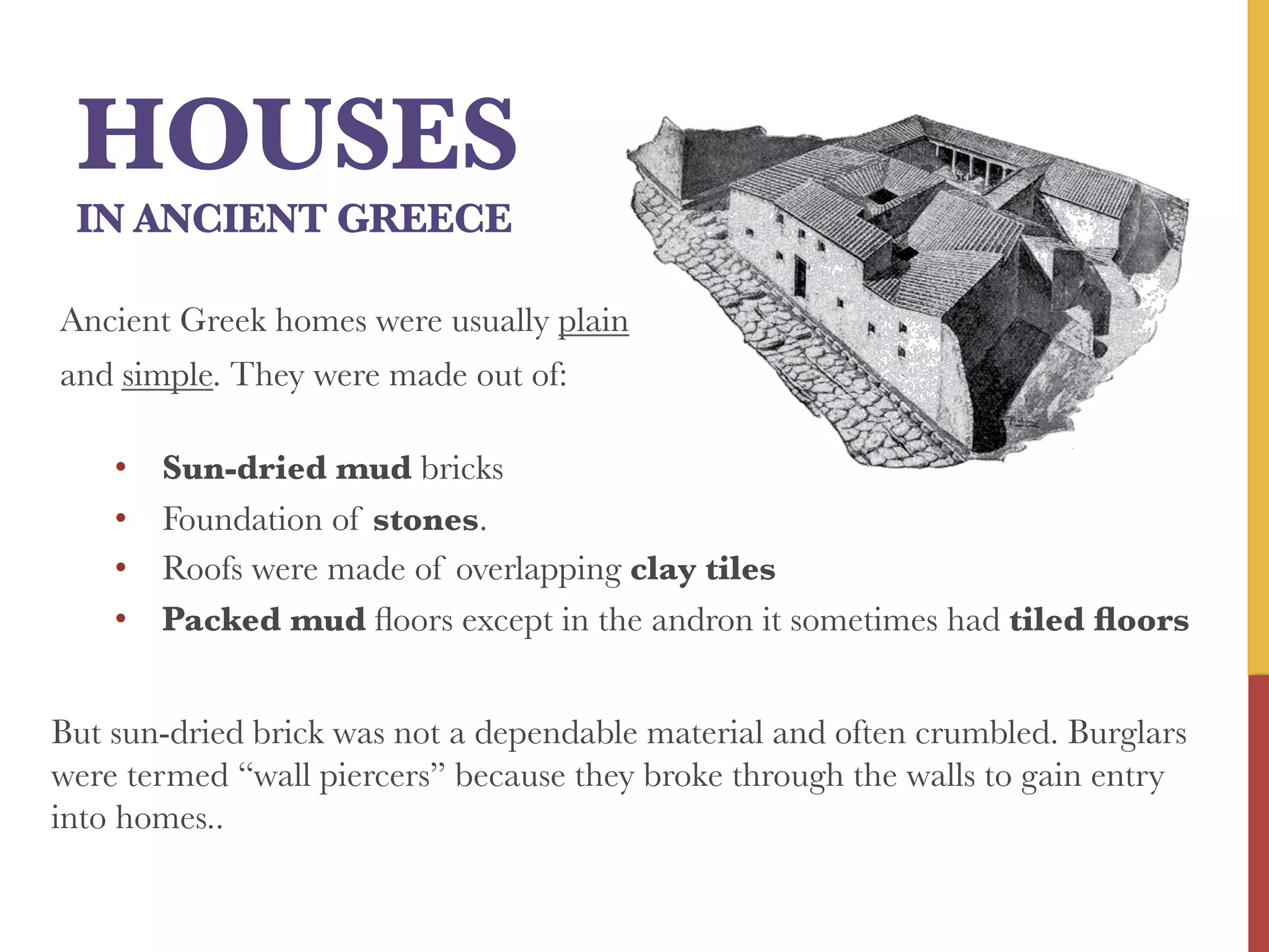 Ancient Greece Interior Design & Furniture | PDF