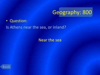 Ancient greece jeopardy | PPTX