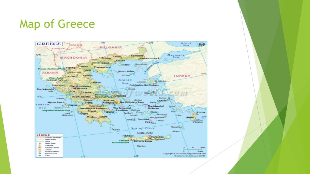 Ancient Greece Mind Map and Photos