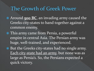 Ch1.1-Ancient Greece Civilization for Gr. 7 | PPT | Free Download