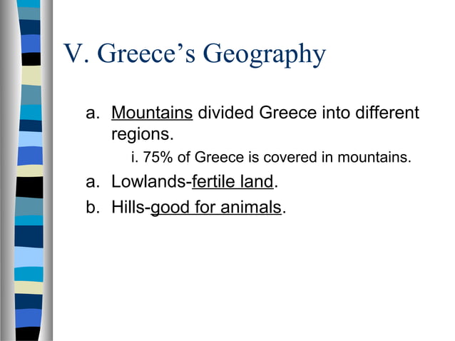 Ancient greece ppt | PPT | Geography | Science