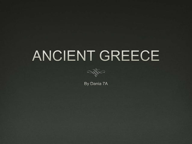 Ancient greece presentation | PPT