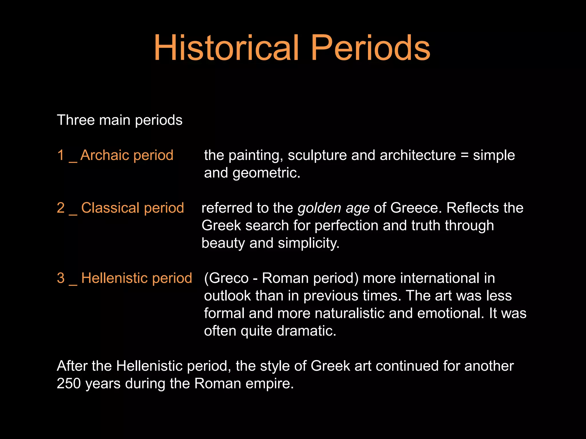 Ancient Greek Art | PPTX