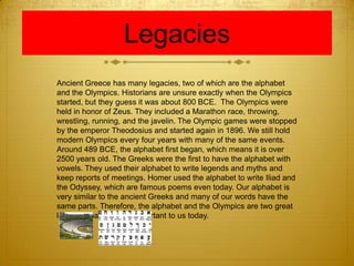 Ancient greece report | PPT