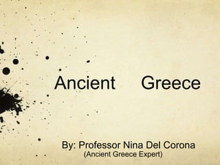 Ancient greece report | PPTX